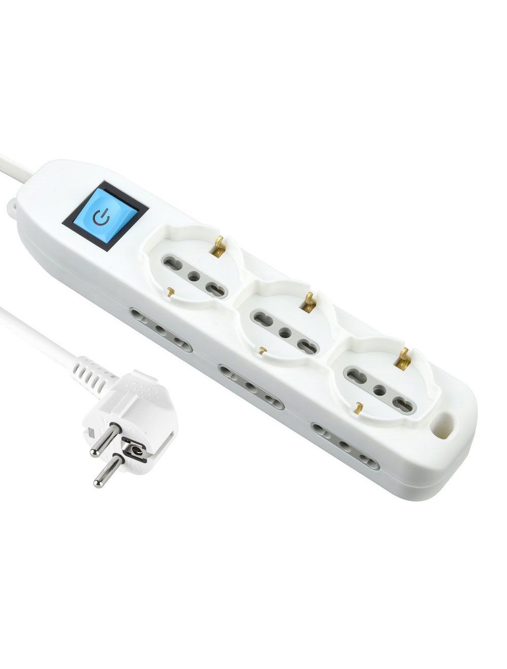 I lock Power Strip 9 Outlets with Switch 16 A - White | 2B Egypt