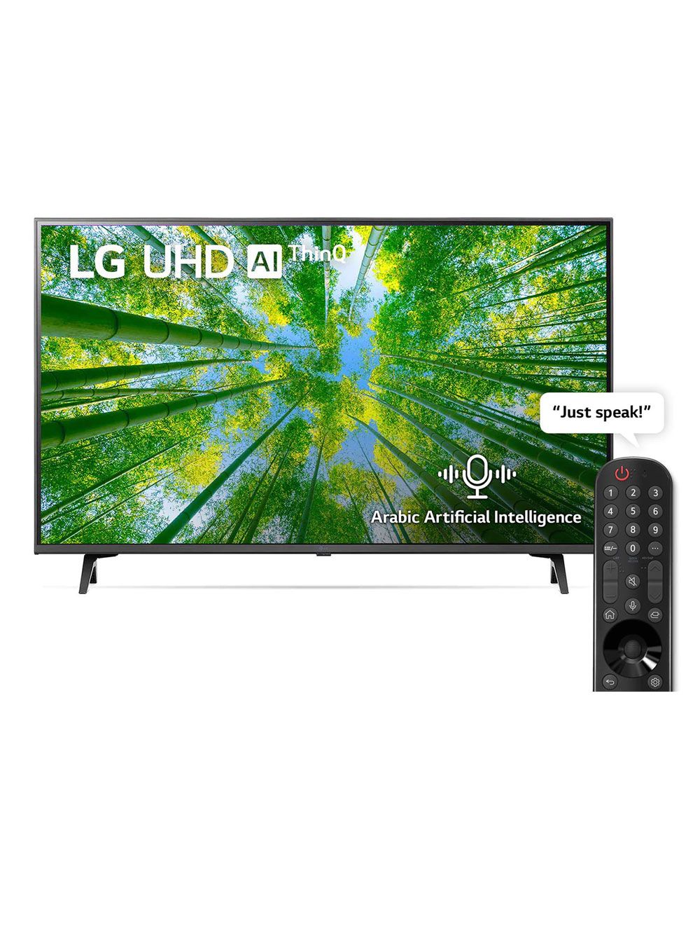 LG 55" NANO UHD Smart Built In Receiver Nanocell - 55UQ80006LD | 2B Egypt